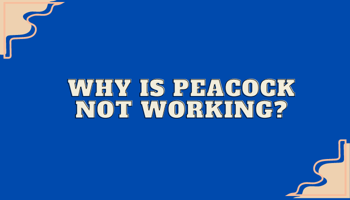 Why is Peacock Not Working?